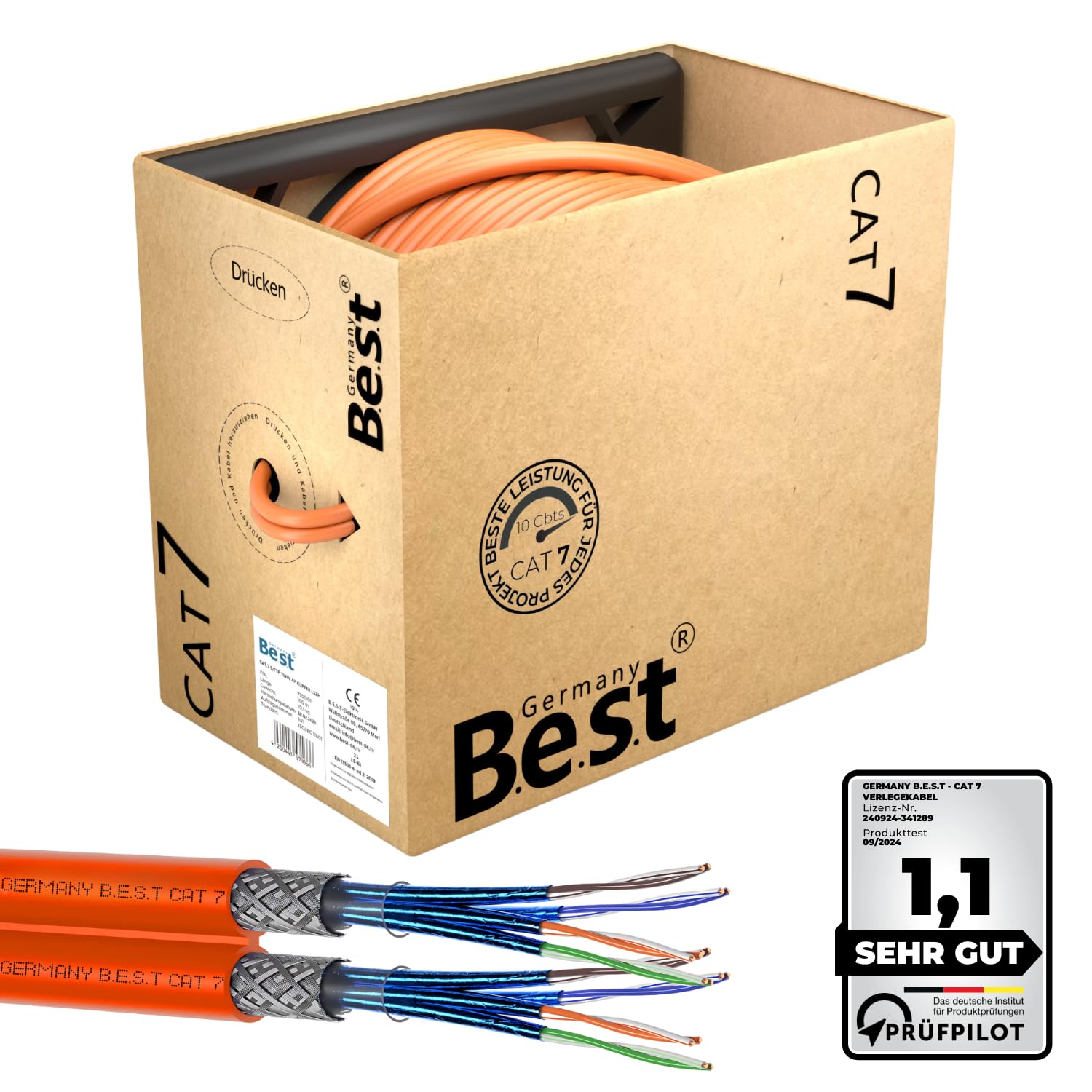Cat 7 Duplex 100m