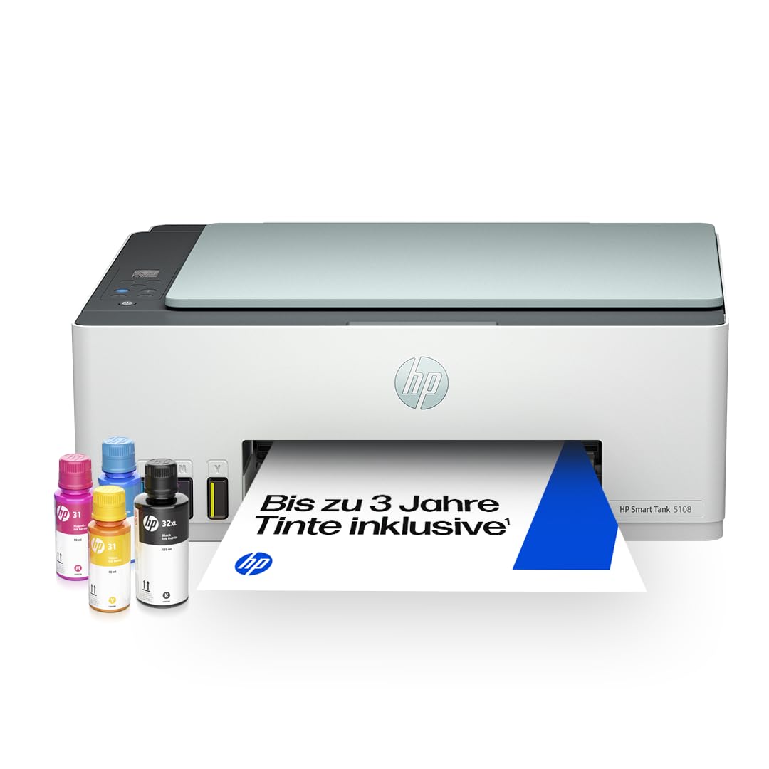 Multifunktionsdrucker HP Smart Tank 5108 | 3 Jahre Tinte – pandaloo.ch