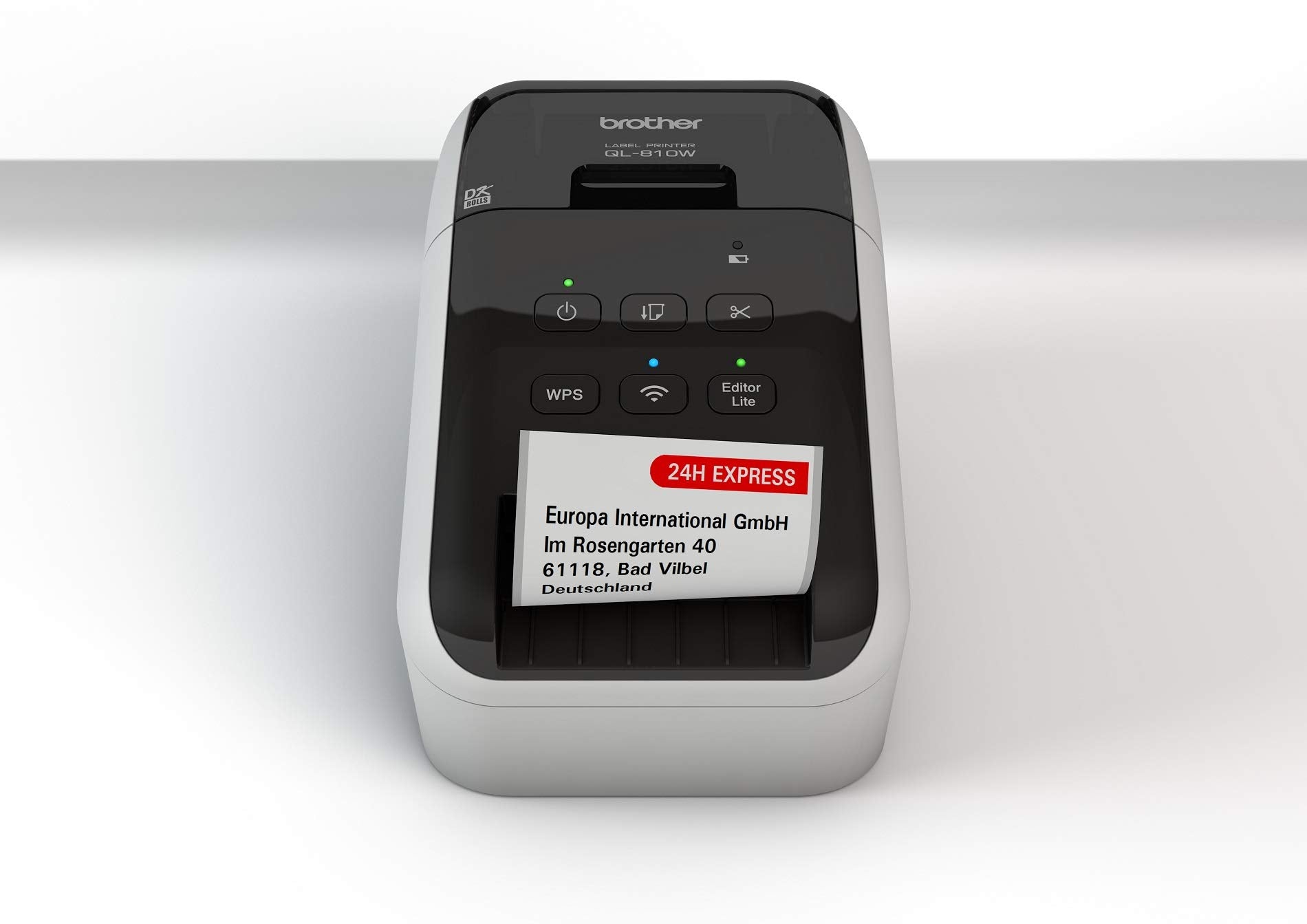 Etikettendrucker Brother QL-820NWBc | Rot-Schwarz & Standalone ...