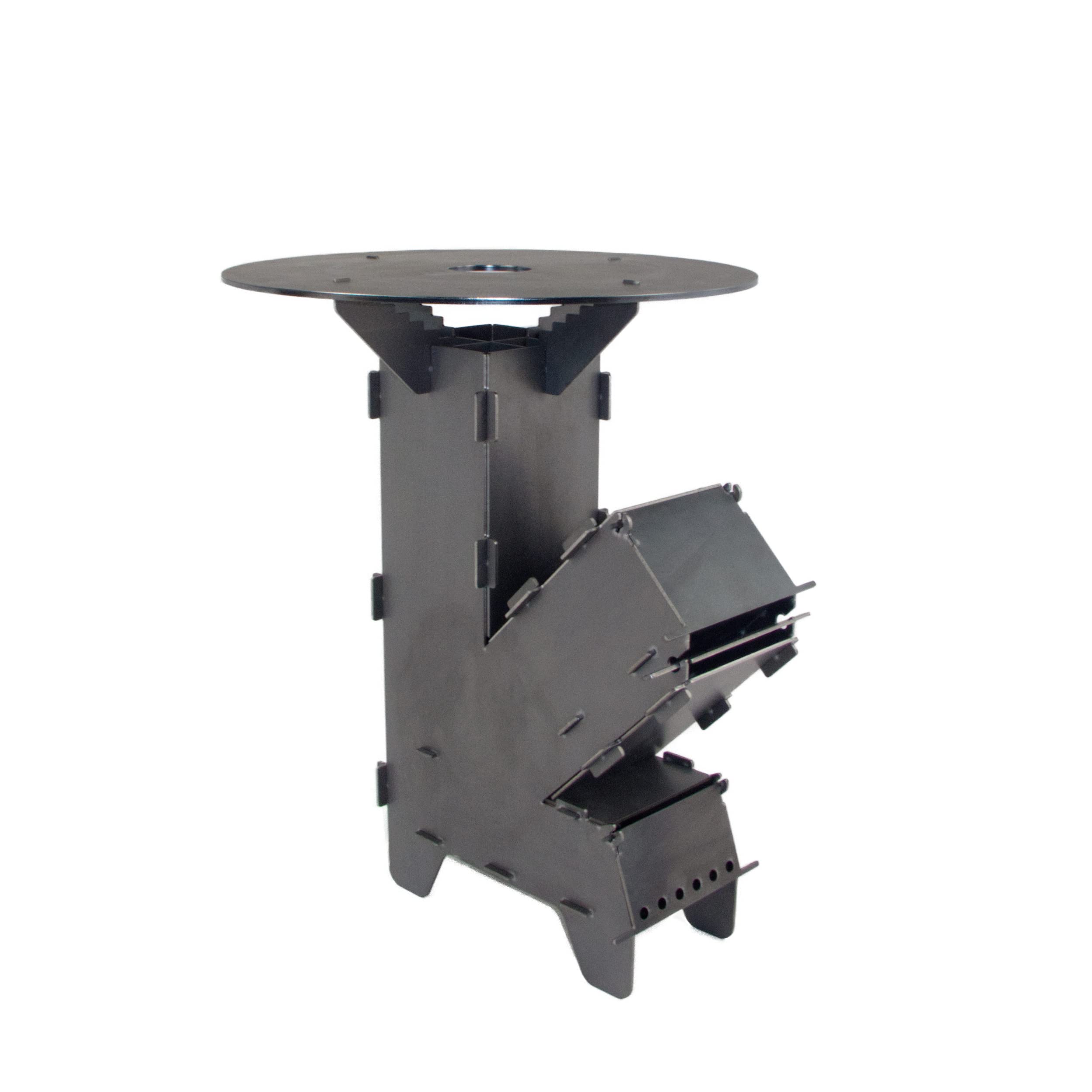 Raketenofen mit Grillplatte – Effizient, robust & vielseitig – pandaloo.ch