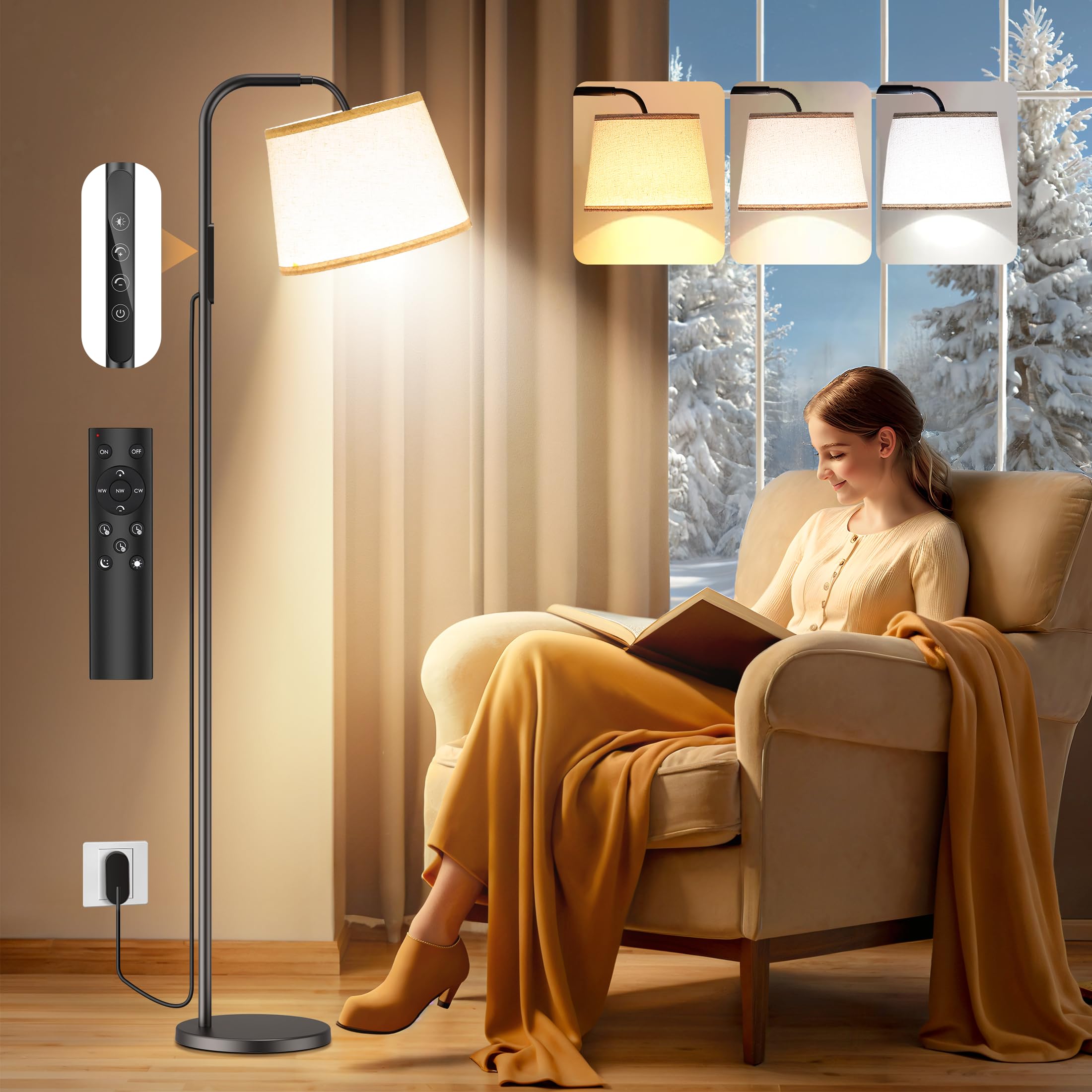 Lichttherapie Stehlampe 10000 Lux | Gegen Winterblues – pandaloo.ch