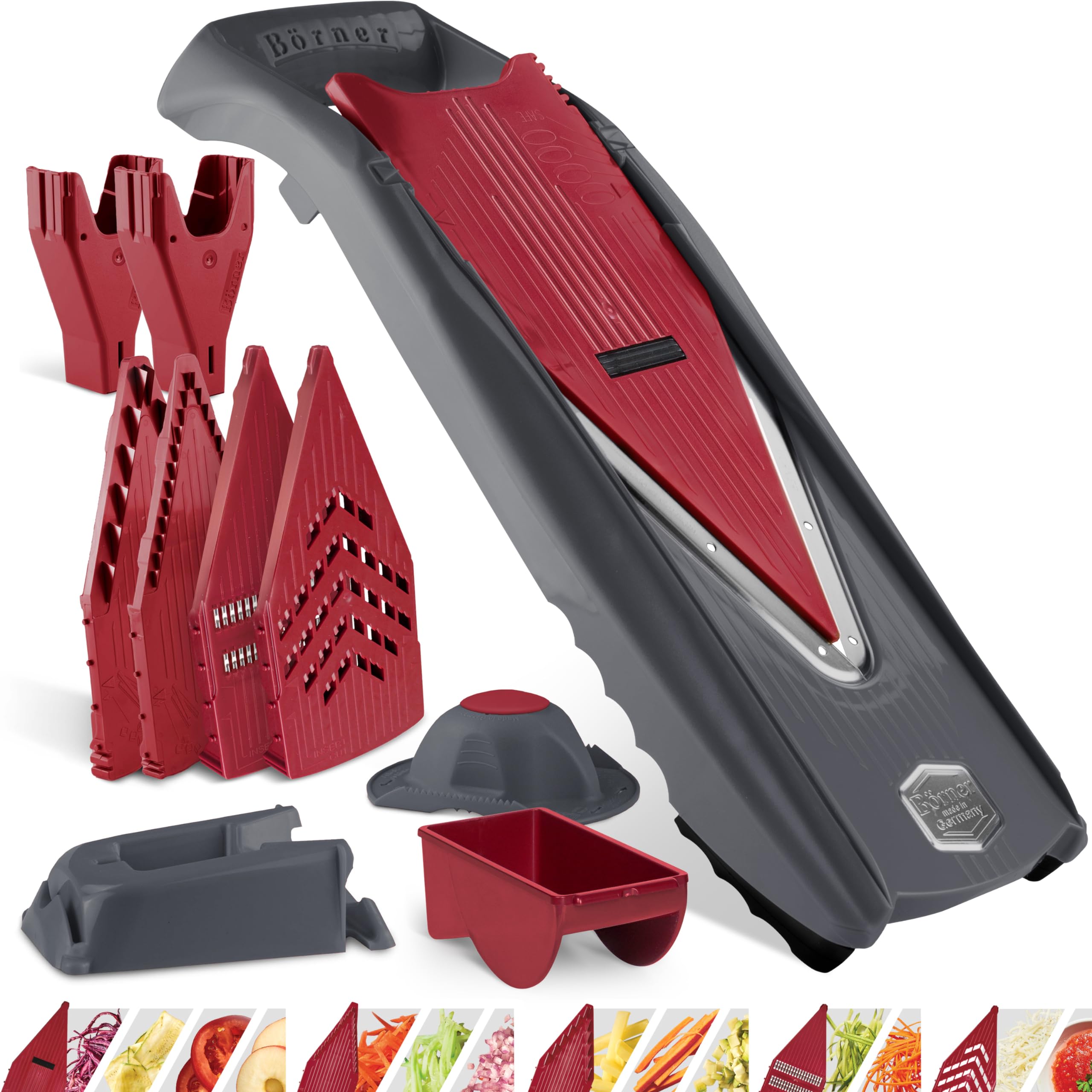 Gemüseschneider Profi Set mit innovativer Dressing-Funktion – pandaloo.ch
